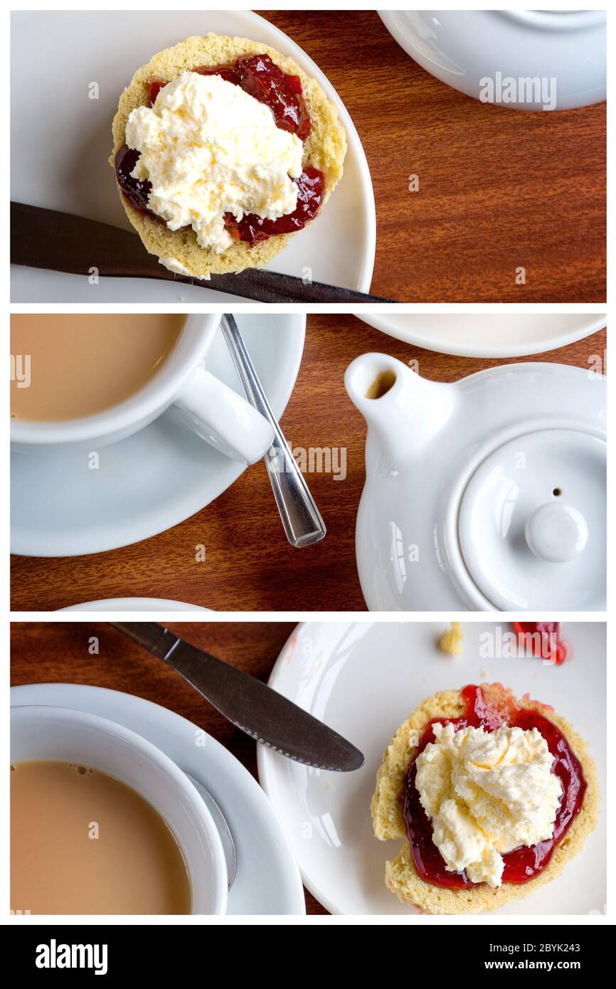 Teacup collage hi-res stock photography and images - Alamy
