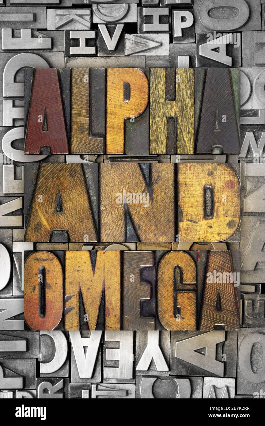 Christian greek letters alpha hi-res stock photography and images - Alamy