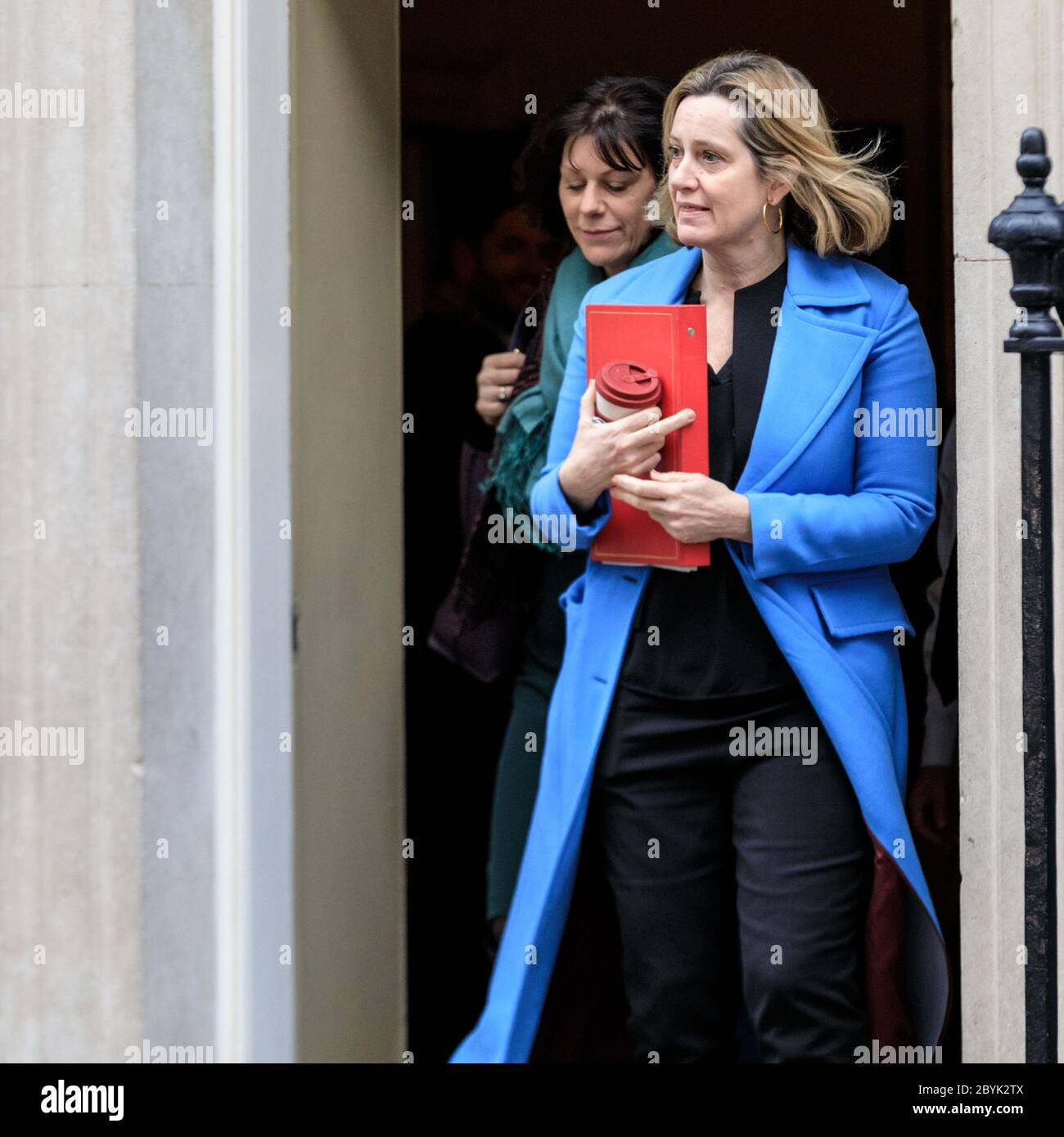 Amber Rudd MP, British Conservative Party politician, leaves 10 Downing ...