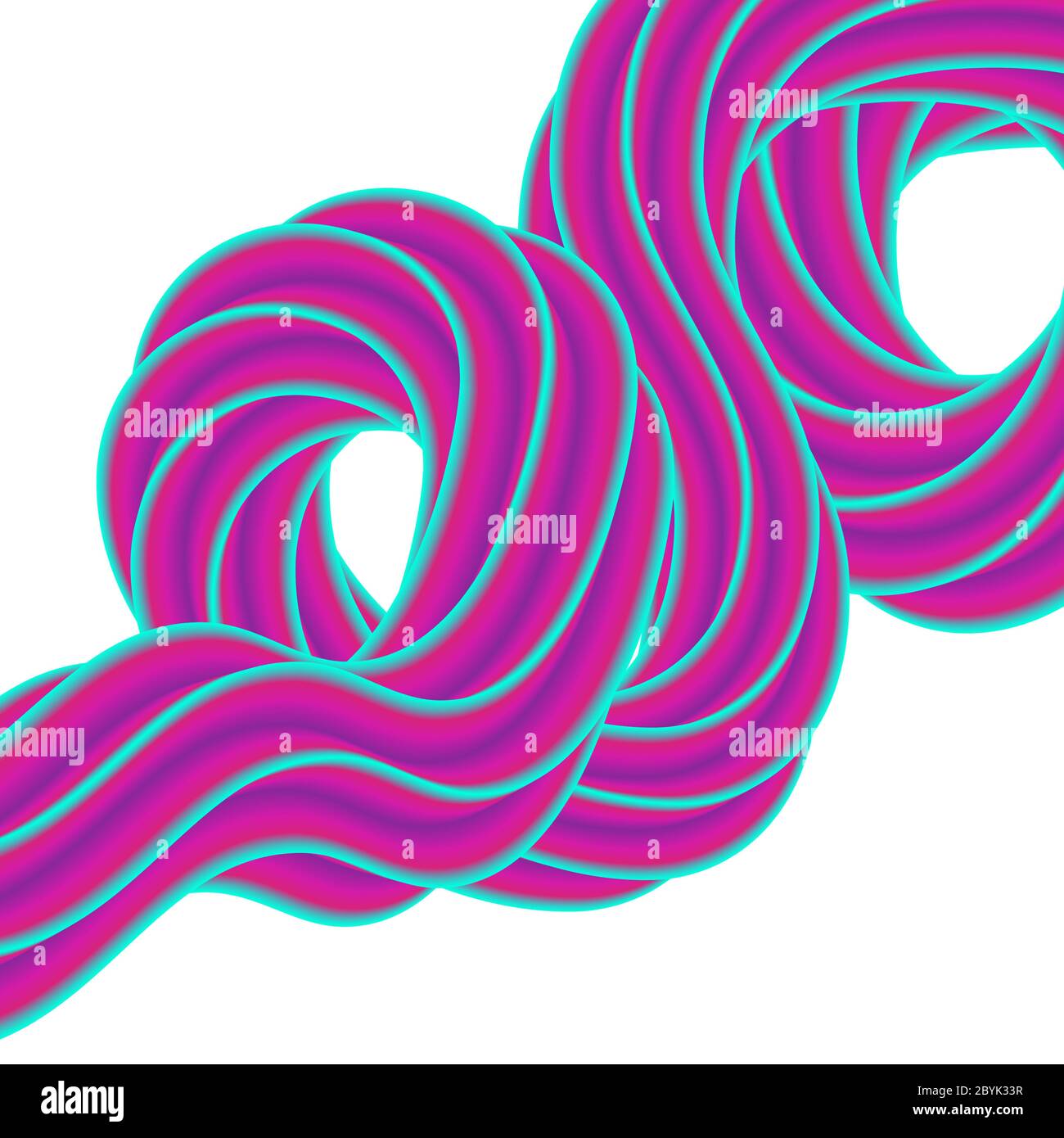3D Wavy background. Dynamic effect. Abstract vector illustration ...
