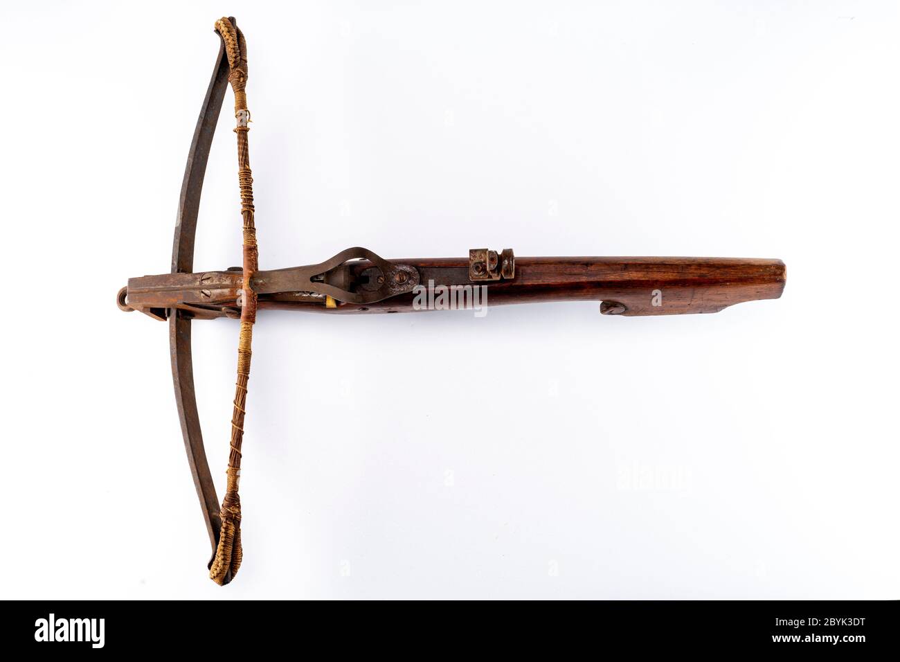 an crossbow from the middle age on studio ground Stock Photo - Alamy