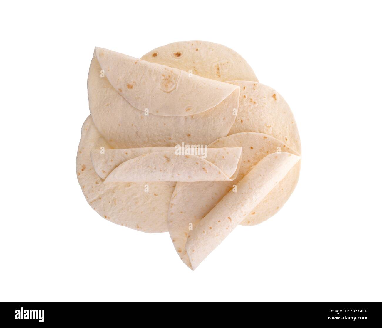 Wheat round tortillas Stock Photo - Alamy