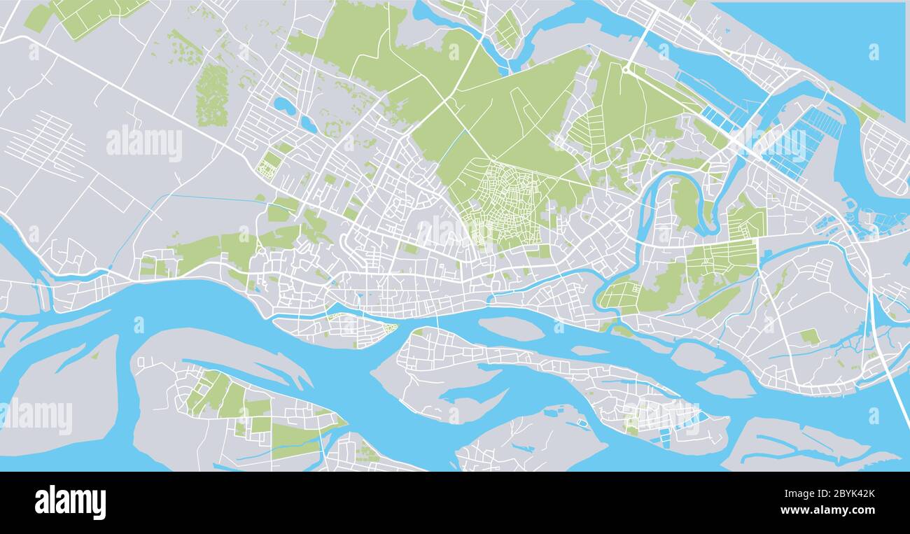 Urban vector city map of Hoi An, Vietnam Stock Vector Image & Art - Alamy