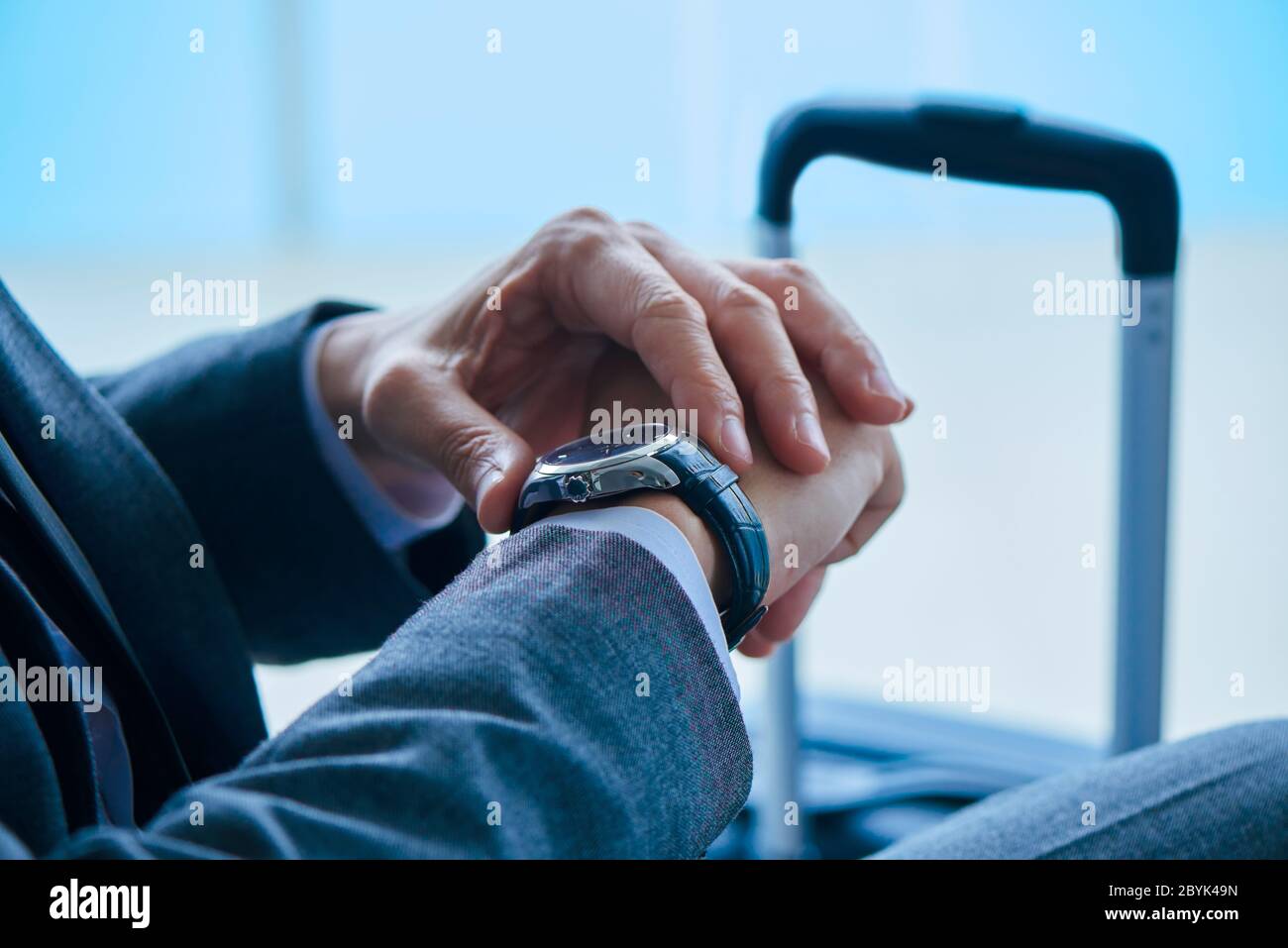 Impatient Person With Watch