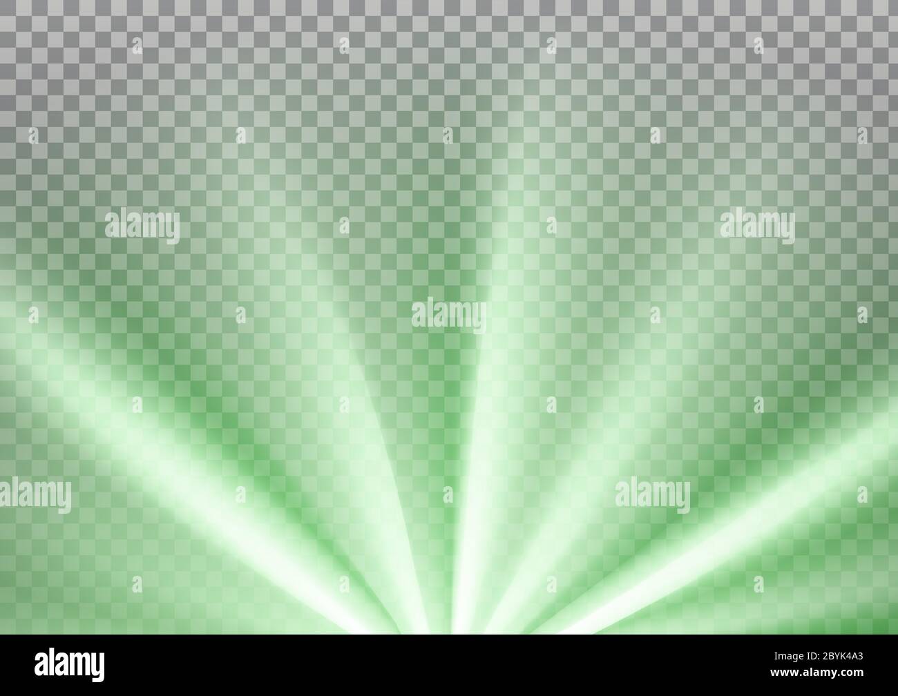 Green colored rays with color spectrum flare Stock Vector Image & Art ...