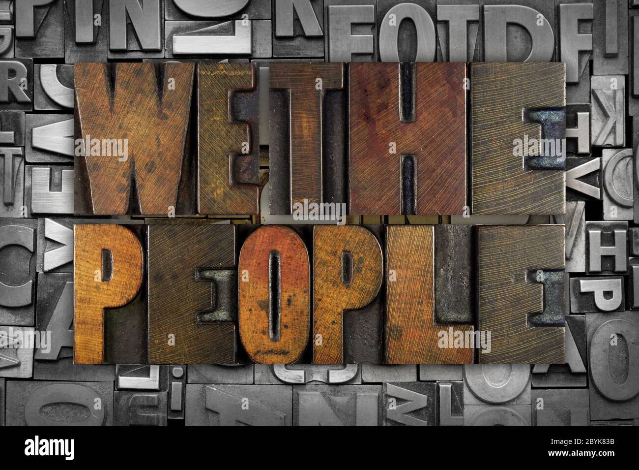 We The People Stock Photo - Alamy
