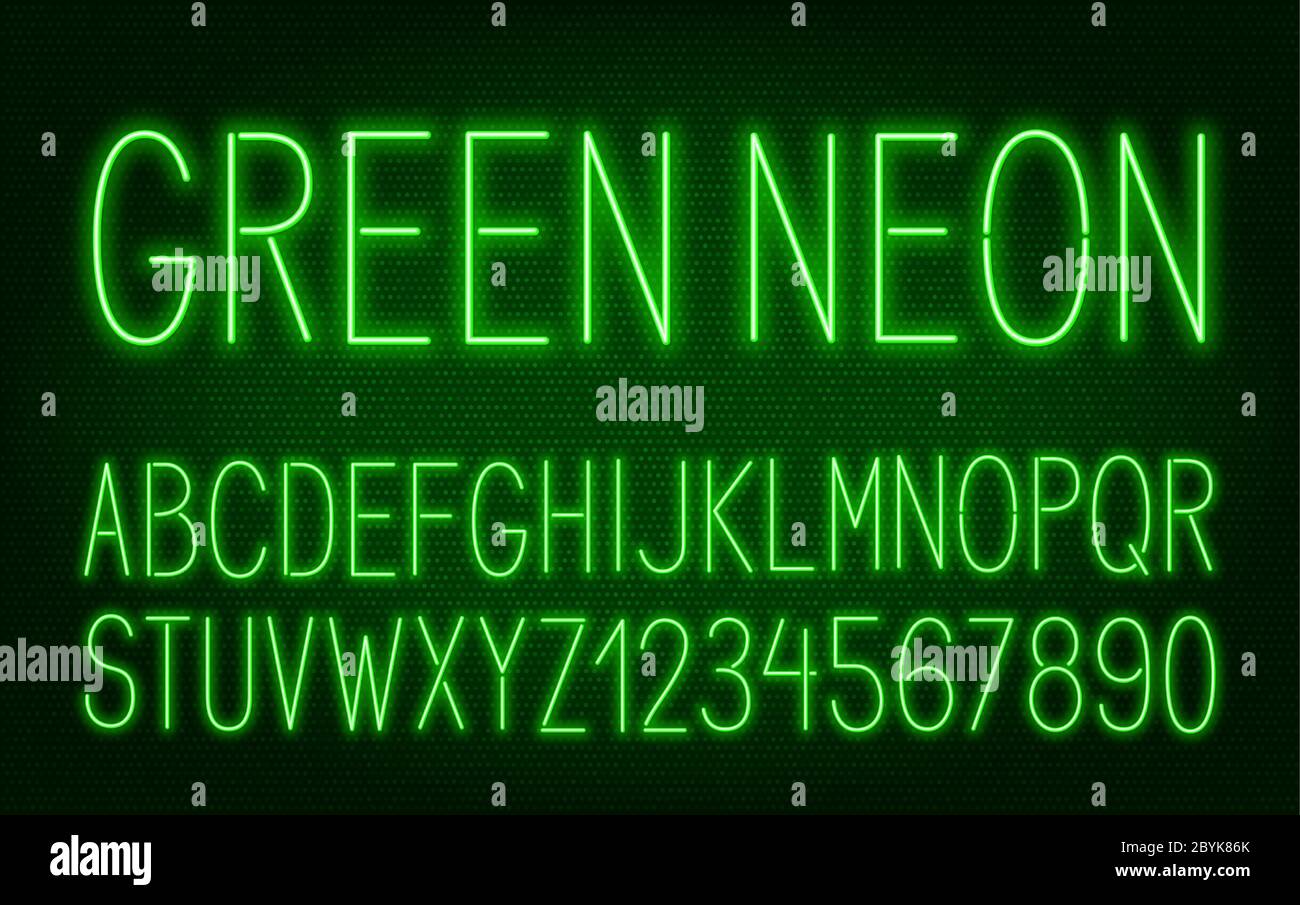 Tall neon sign Stock Vector Images - Alamy