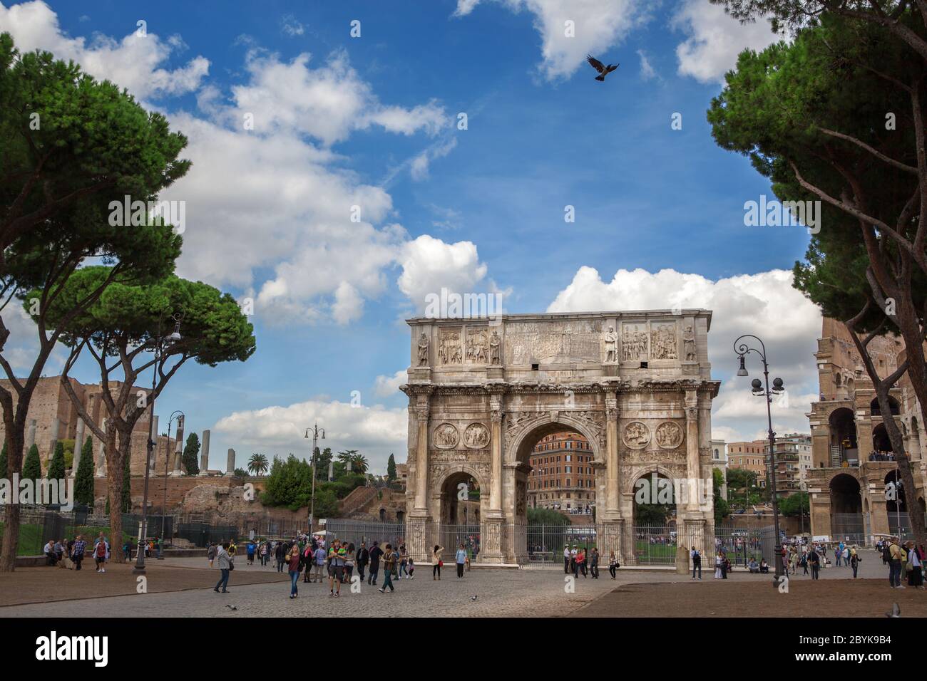 Costantine arc rome hi-res stock photography and images - Alamy