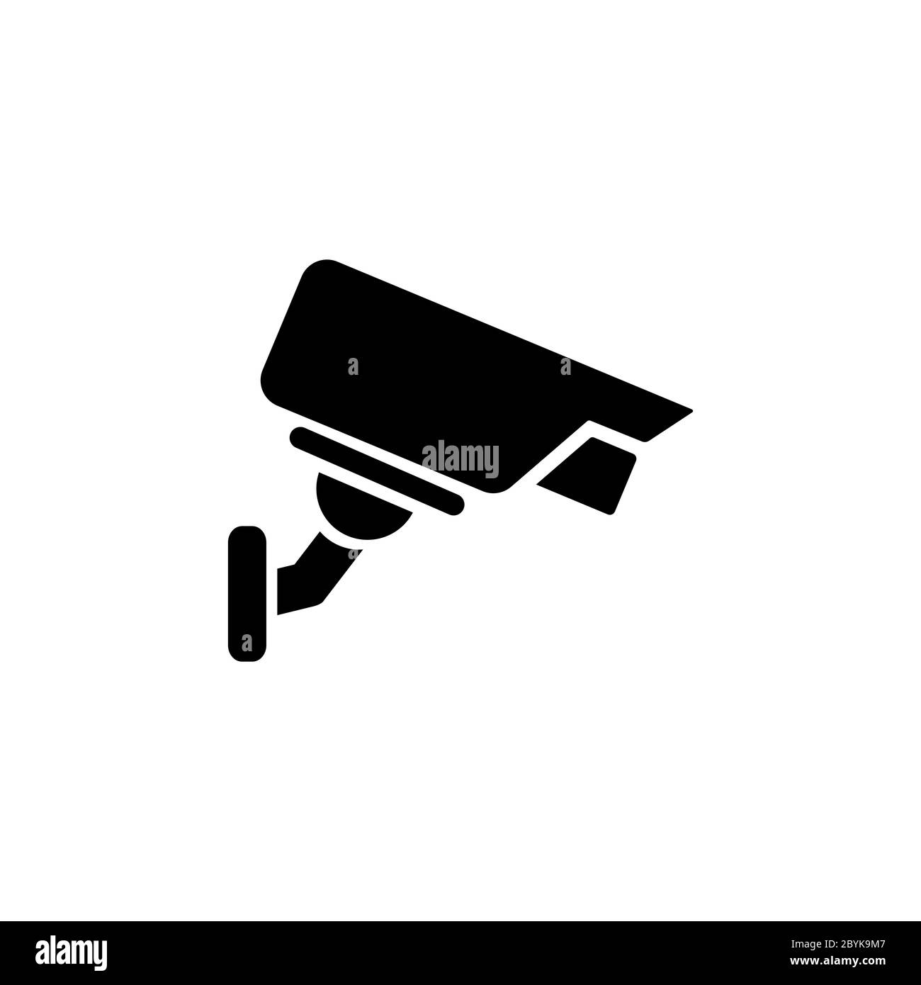 Surveillance camera or security camera icon logo design black symbol ...