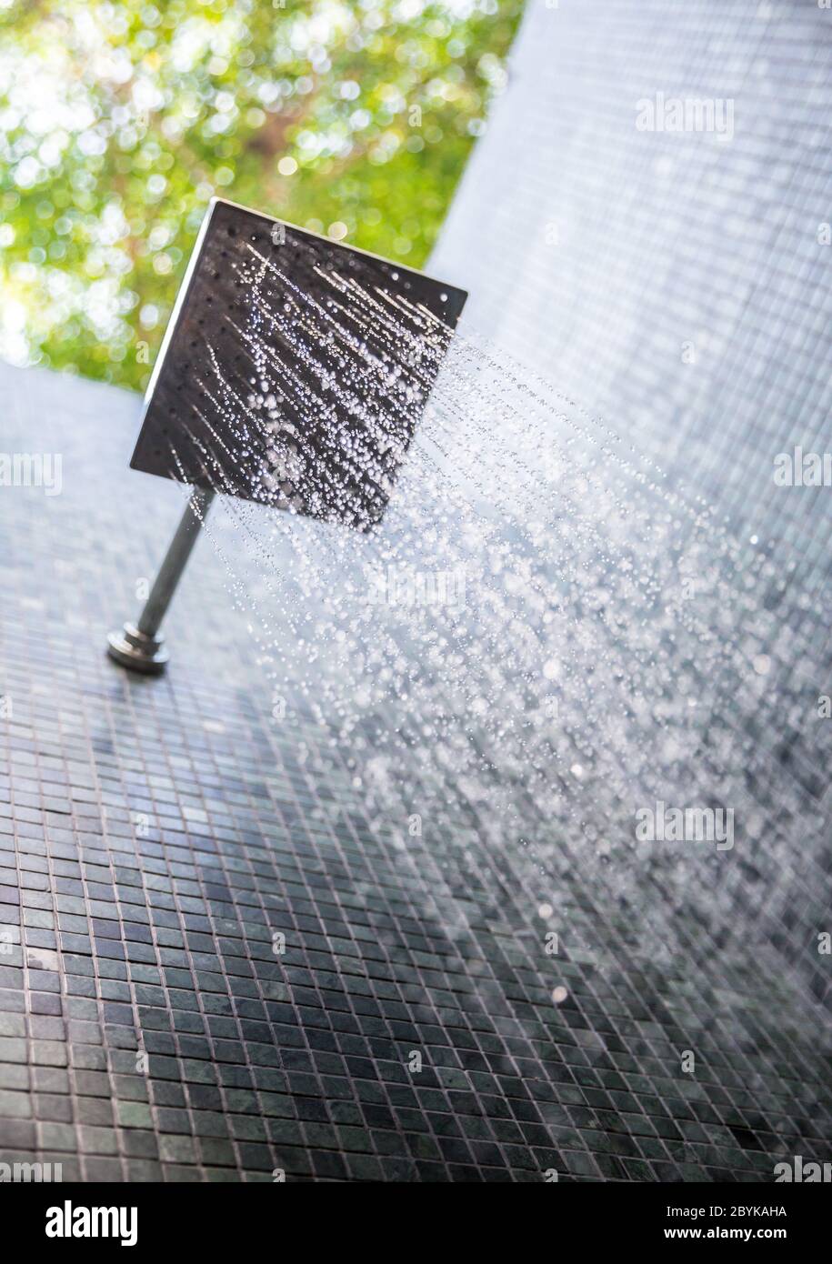 Rain drops falling white background hi-res stock photography and images ...