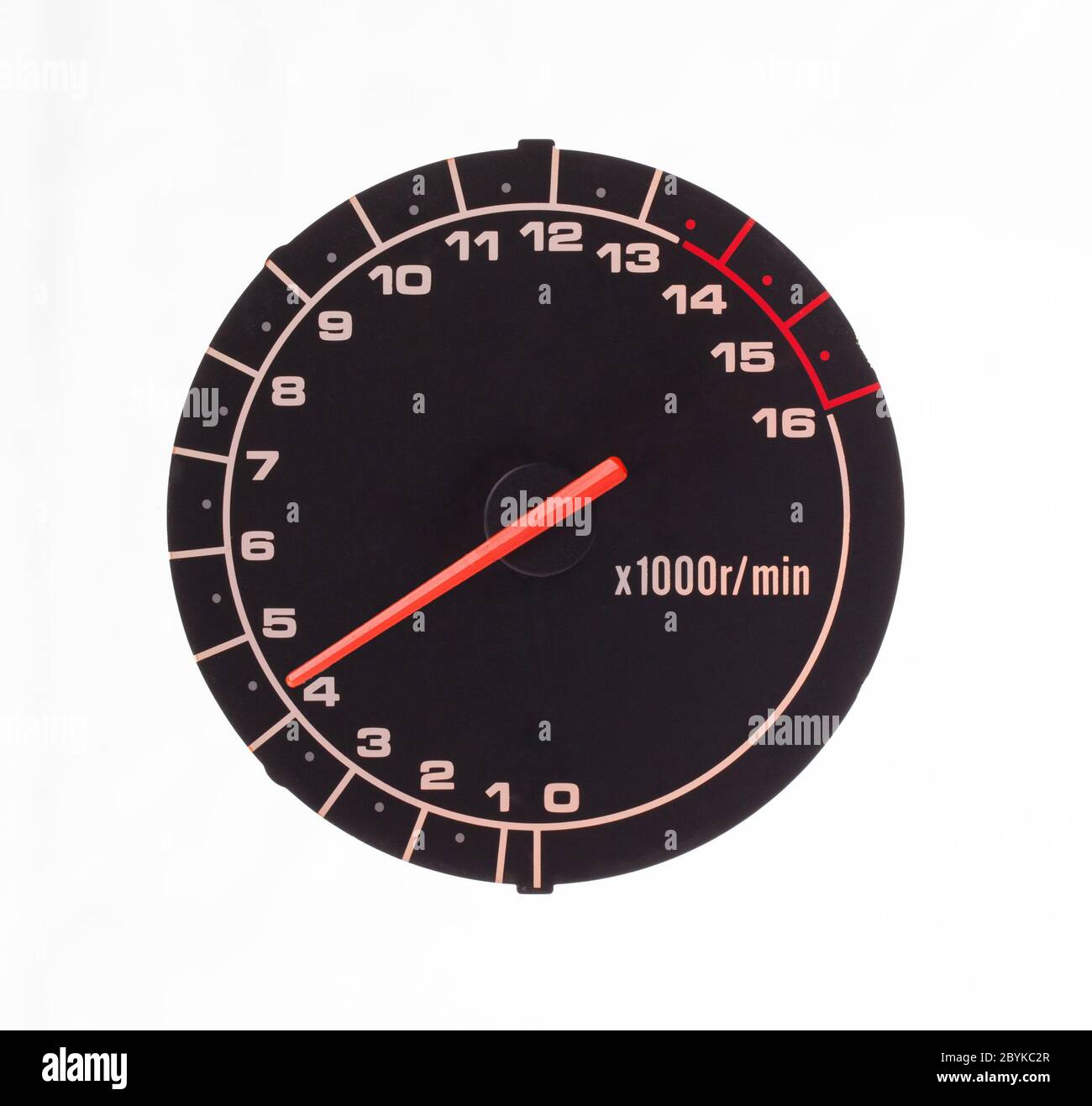 Isolated motor tachometer Stock Photo - Alamy
