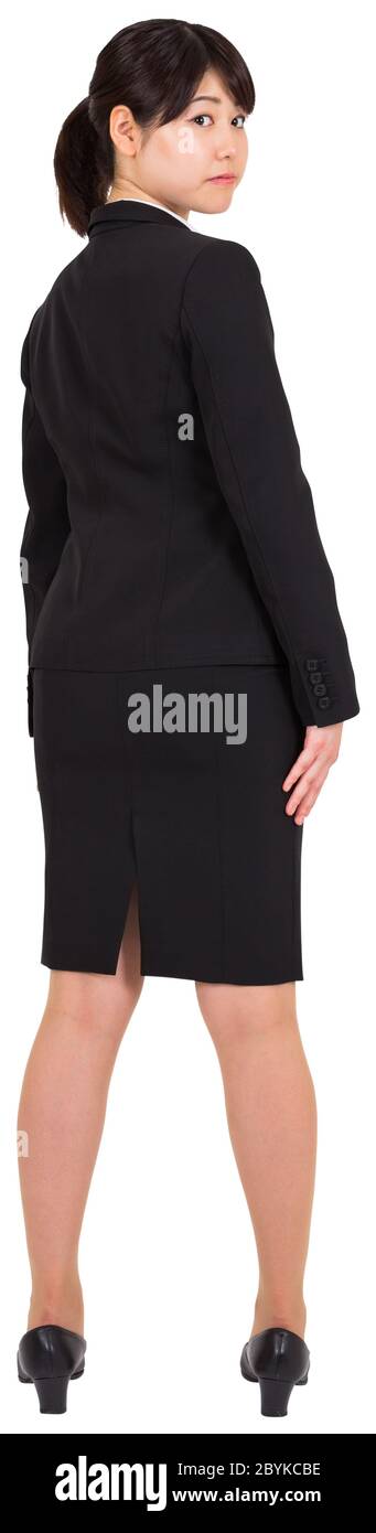 Serious looking female Cut Out Stock Images & Pictures - Alamy