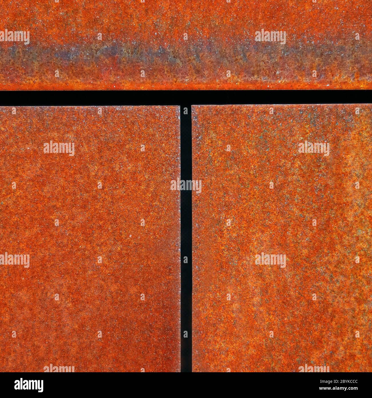 Joint of metal plates on a facade Stock Photo - Alamy