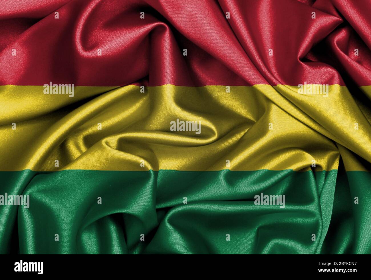 Satin flag, three dimensional render Stock Photo - Alamy