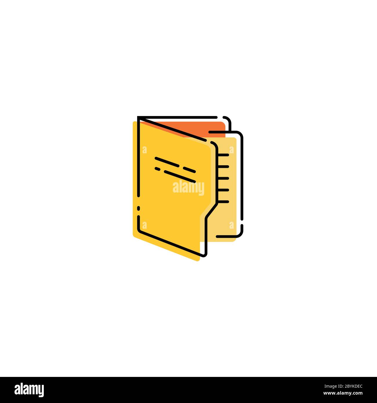Folder page Stock Vector Images - Alamy