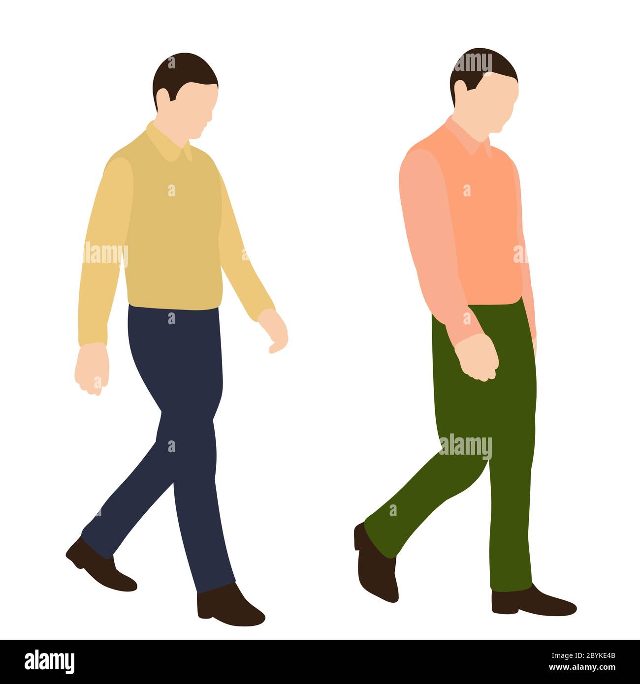 Business people walking on steps Stock Vector Images - Alamy