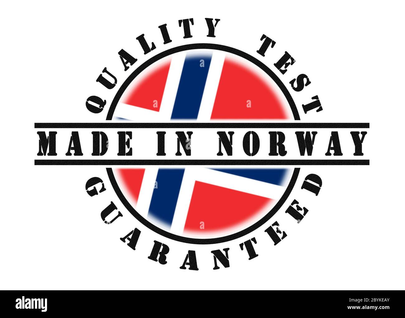 Quality test guaranteed stamp Stock Photo - Alamy