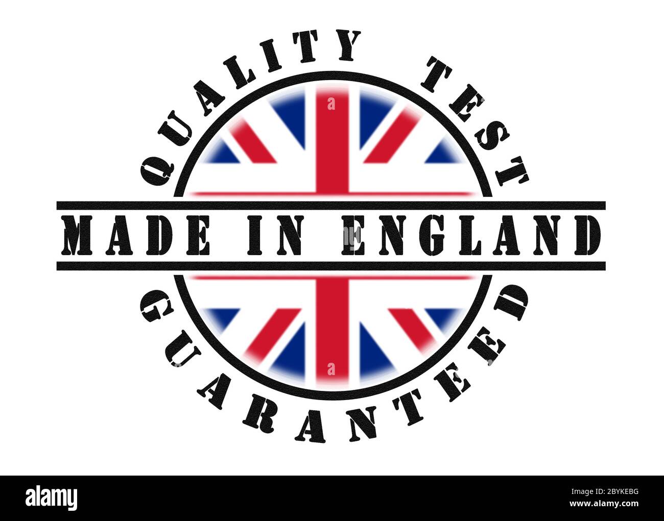 Quality test guaranteed stamp Stock Photo - Alamy