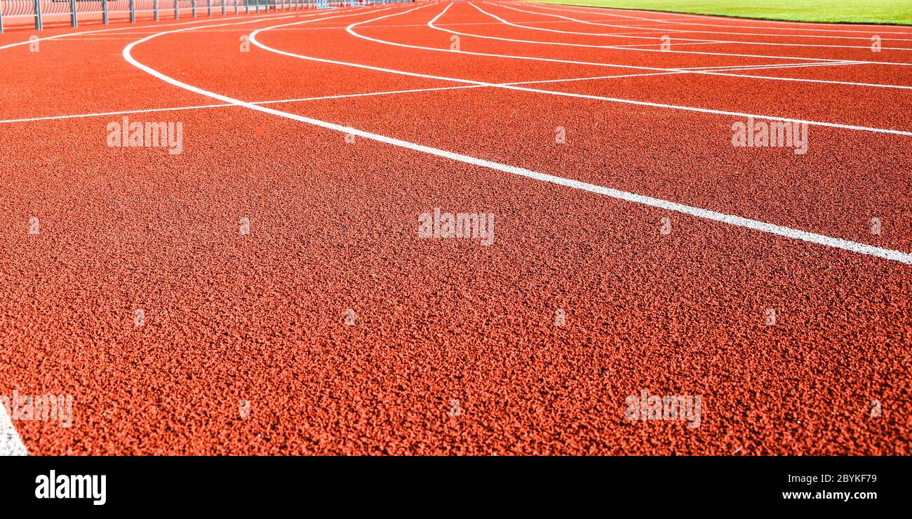 Sport running track for running and jogging for excercise and ...
