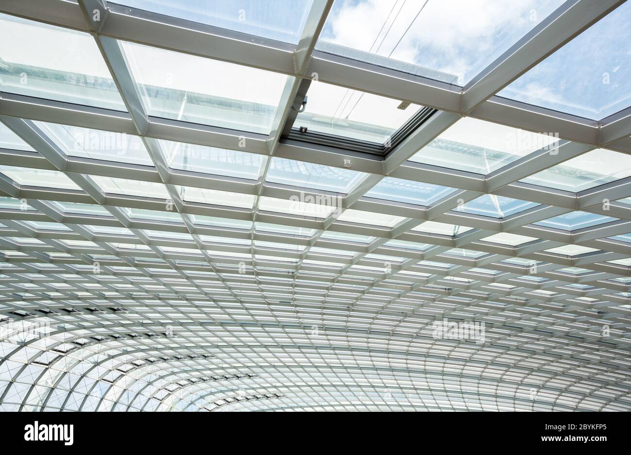 interior glass roof Stock Photo - Alamy