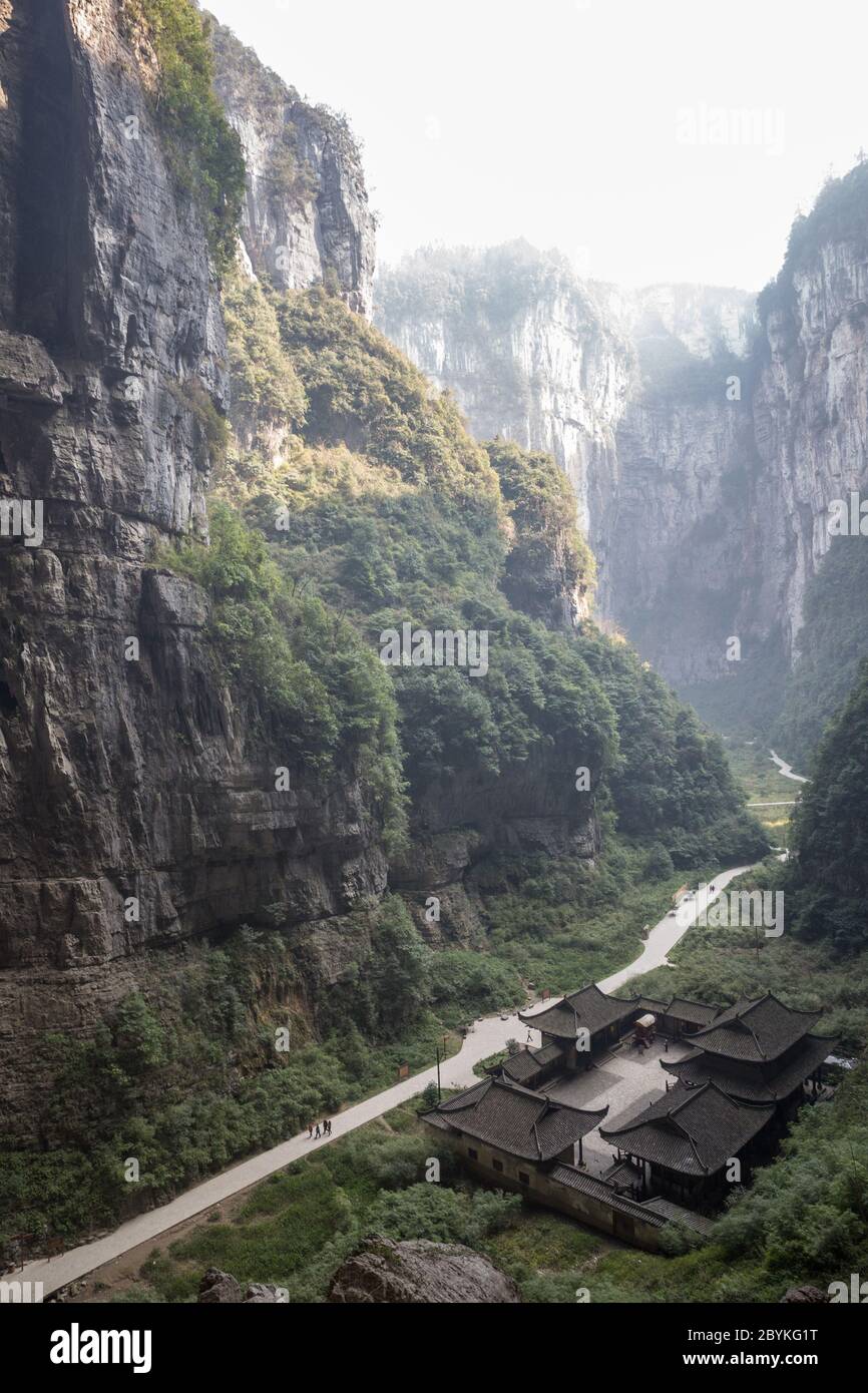 Wulong natural rock bridges hi-res stock photography and images - Alamy