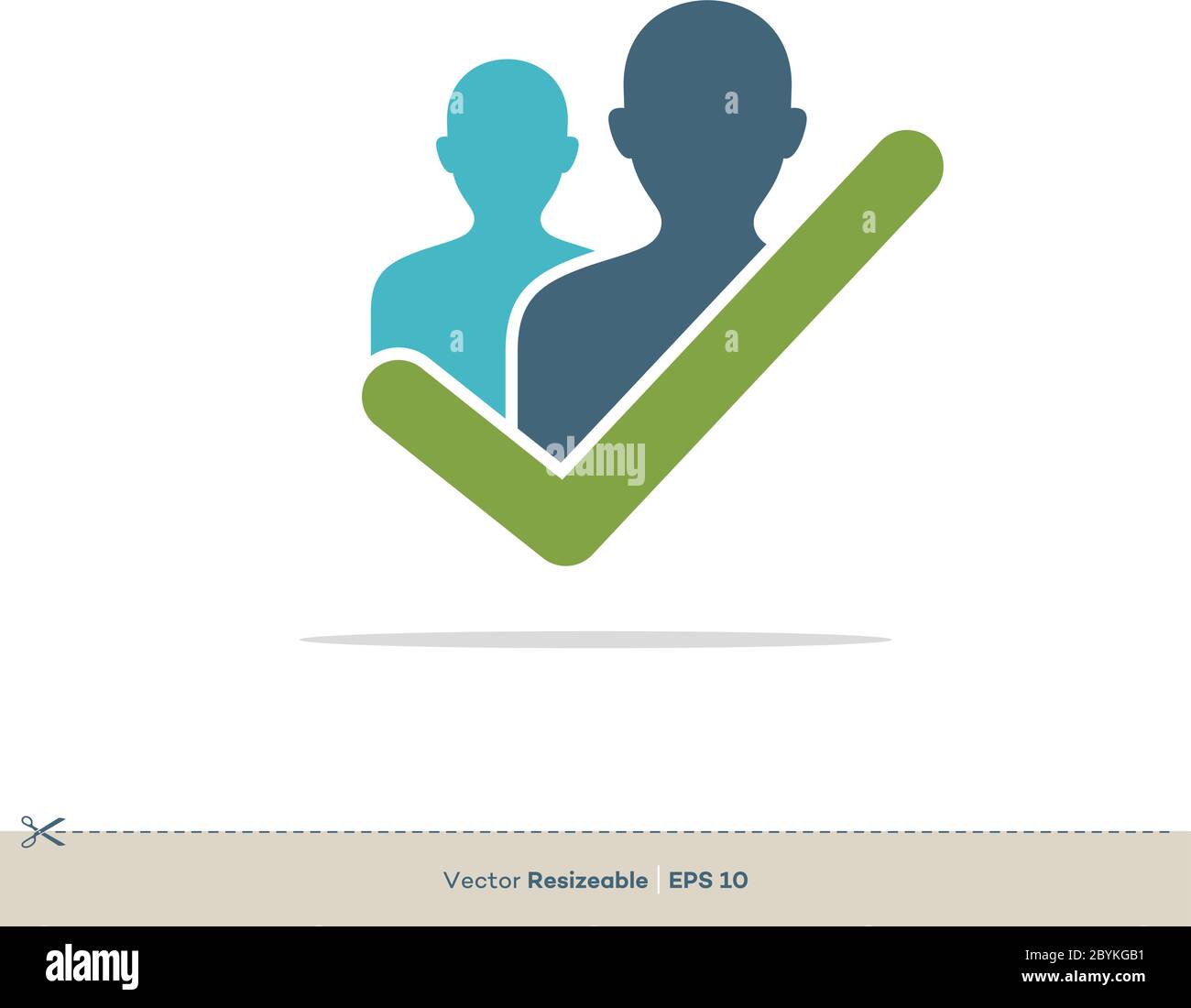 Human Shape Vector Logo Template. Profile, Teamwork, Operator ...