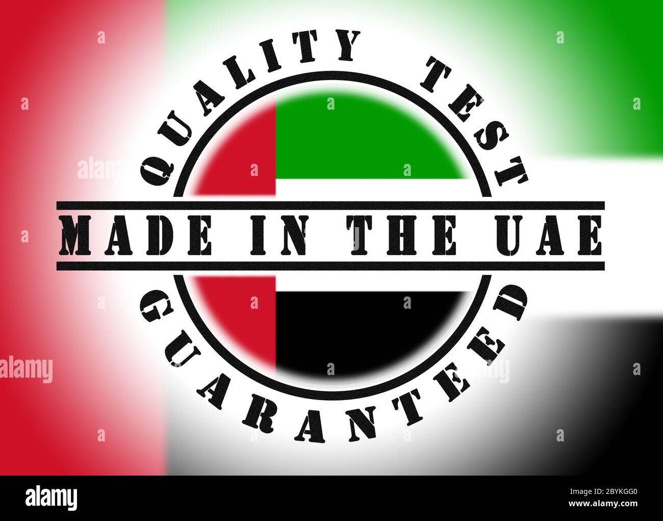 Quality test guaranteed stamp Stock Photo - Alamy