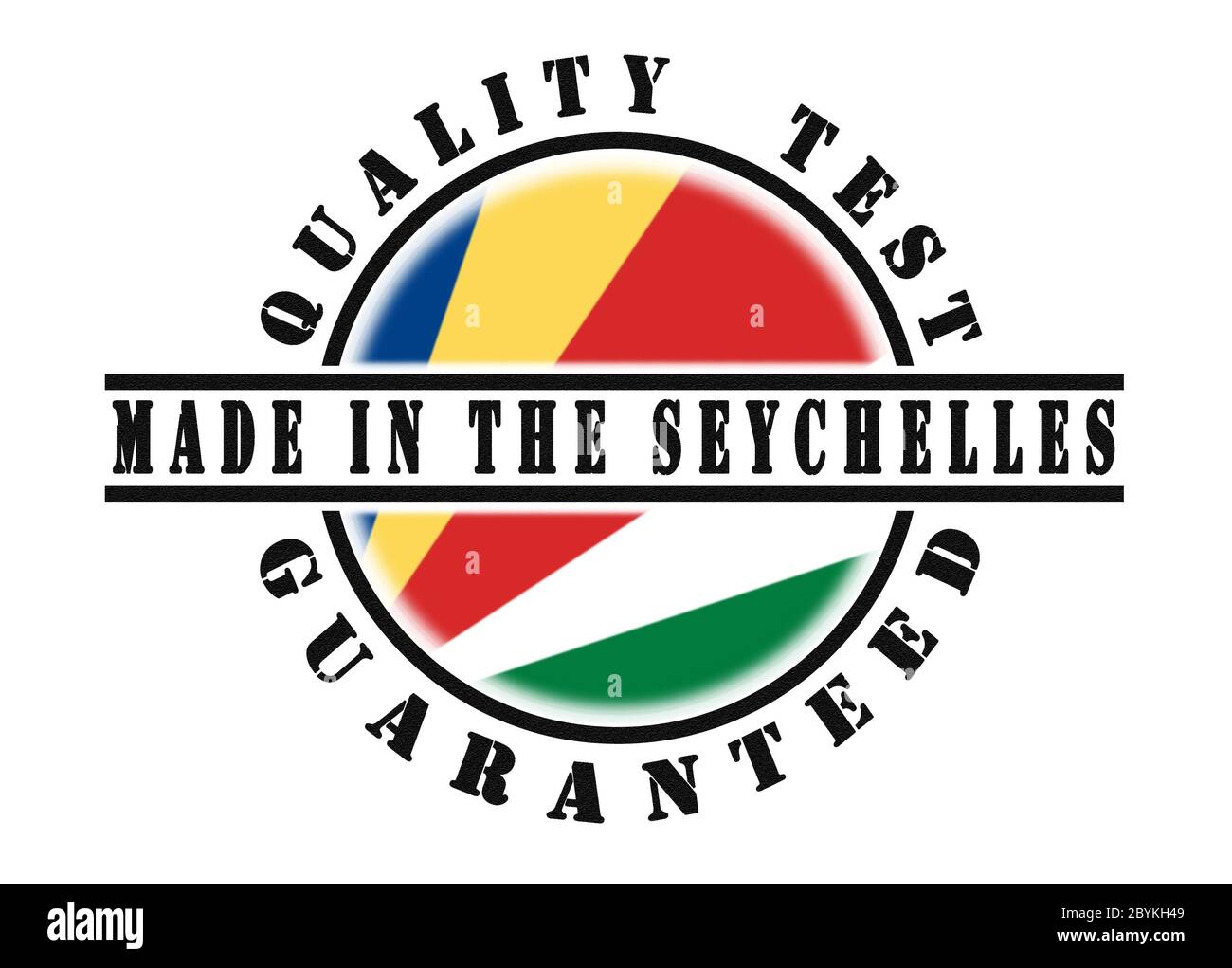 Quality test guaranteed stamp Stock Photo - Alamy