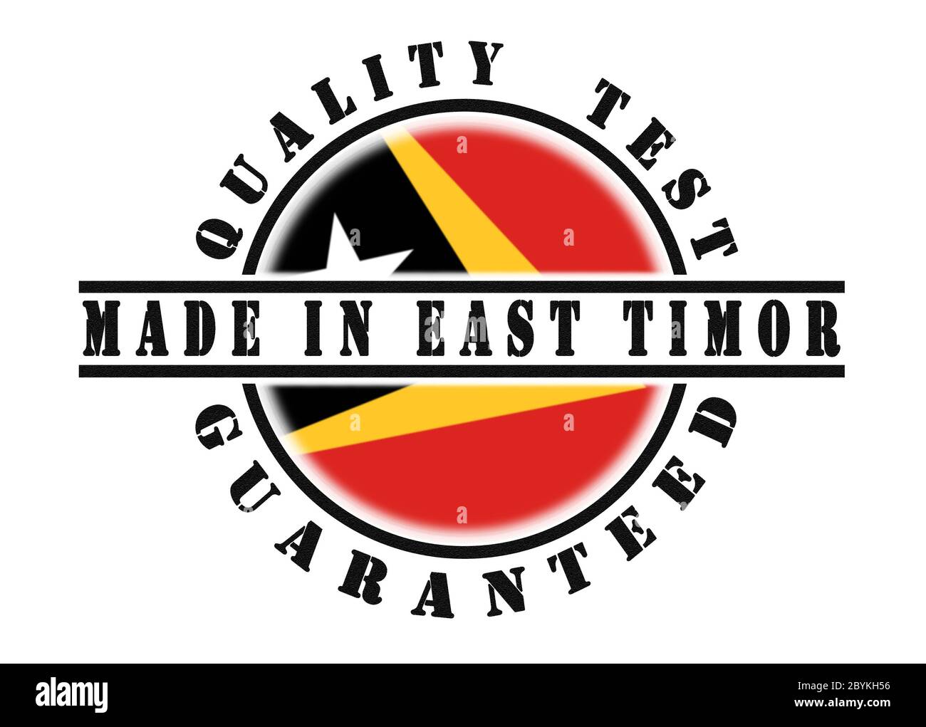 Quality test guaranteed stamp Stock Photo - Alamy