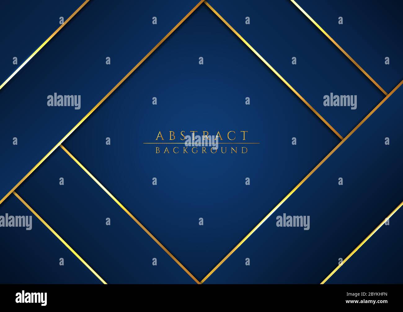 Luxury modern abstract background overlap cutting shape gold metallic ...