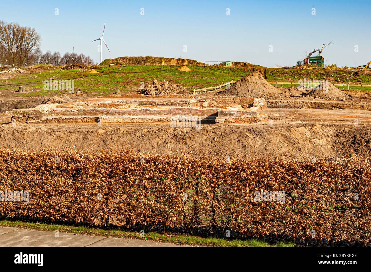 Foundation of the House Paland (from the german word Pfahlland, because ...