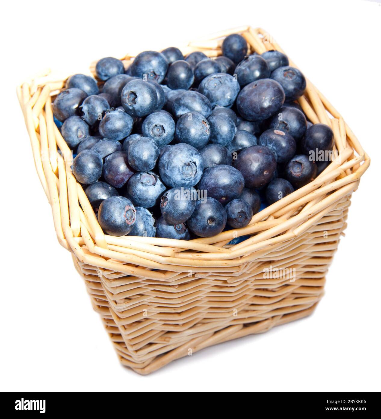 Basket full ripe blueberry hi-res stock photography and images - Alamy