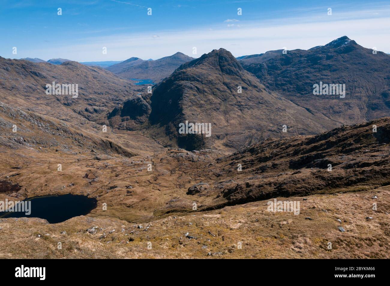 Ben Aden (Beinn an Aodainn) and Sgurr na Ciche and Loch Quoich from ...