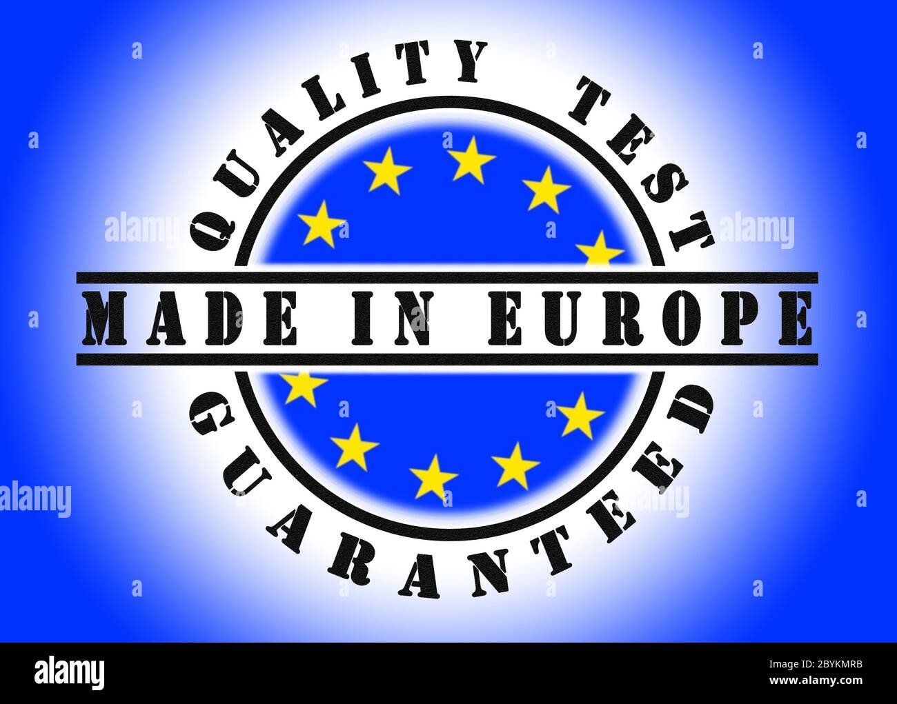 Quality test guaranteed stamp Stock Photo - Alamy