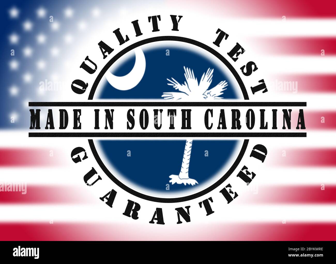 Quality test guaranteed stamp Stock Photo - Alamy