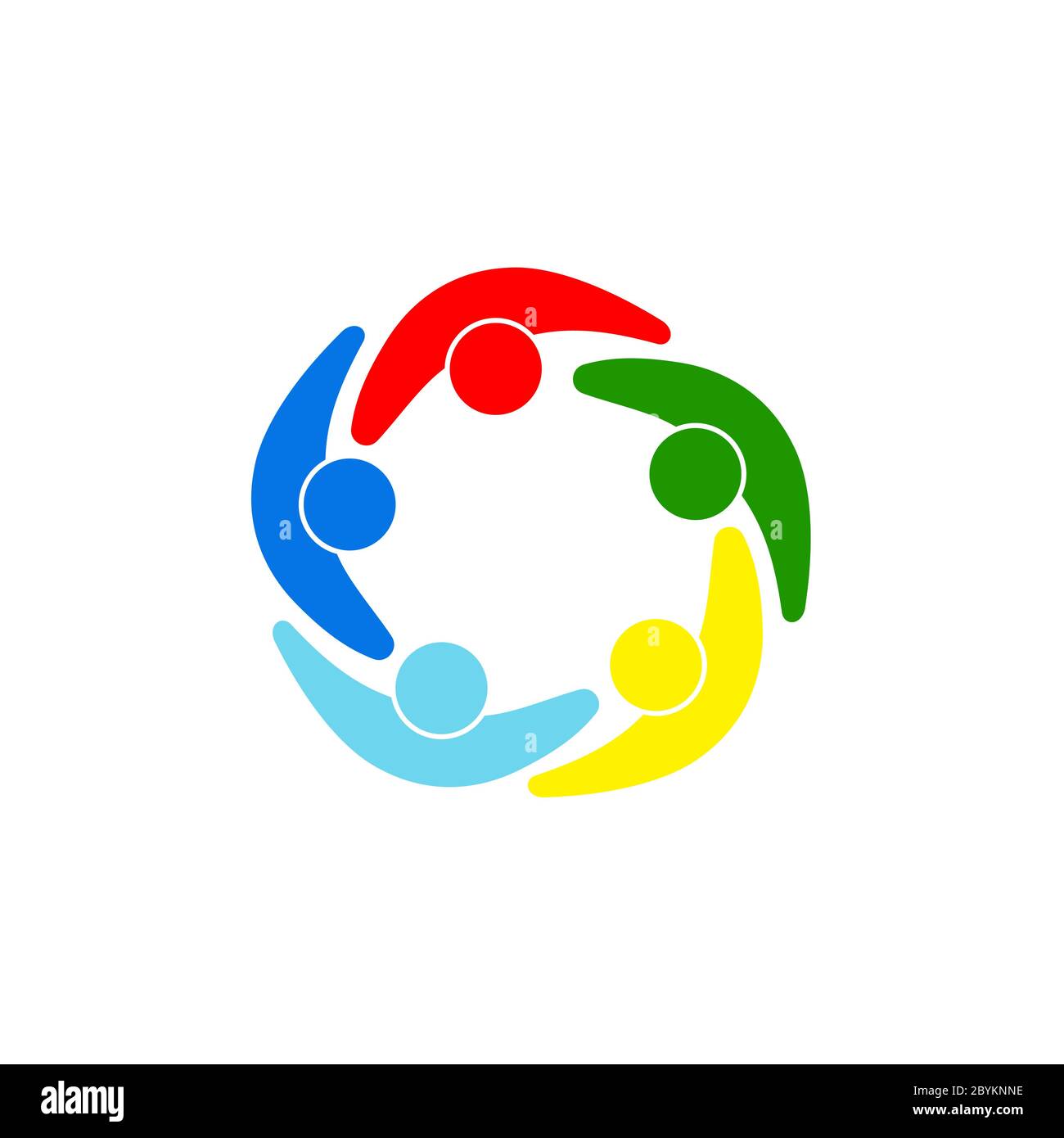 Group of people icon flat. Meeting concept. Teamwork, brainstorming ...