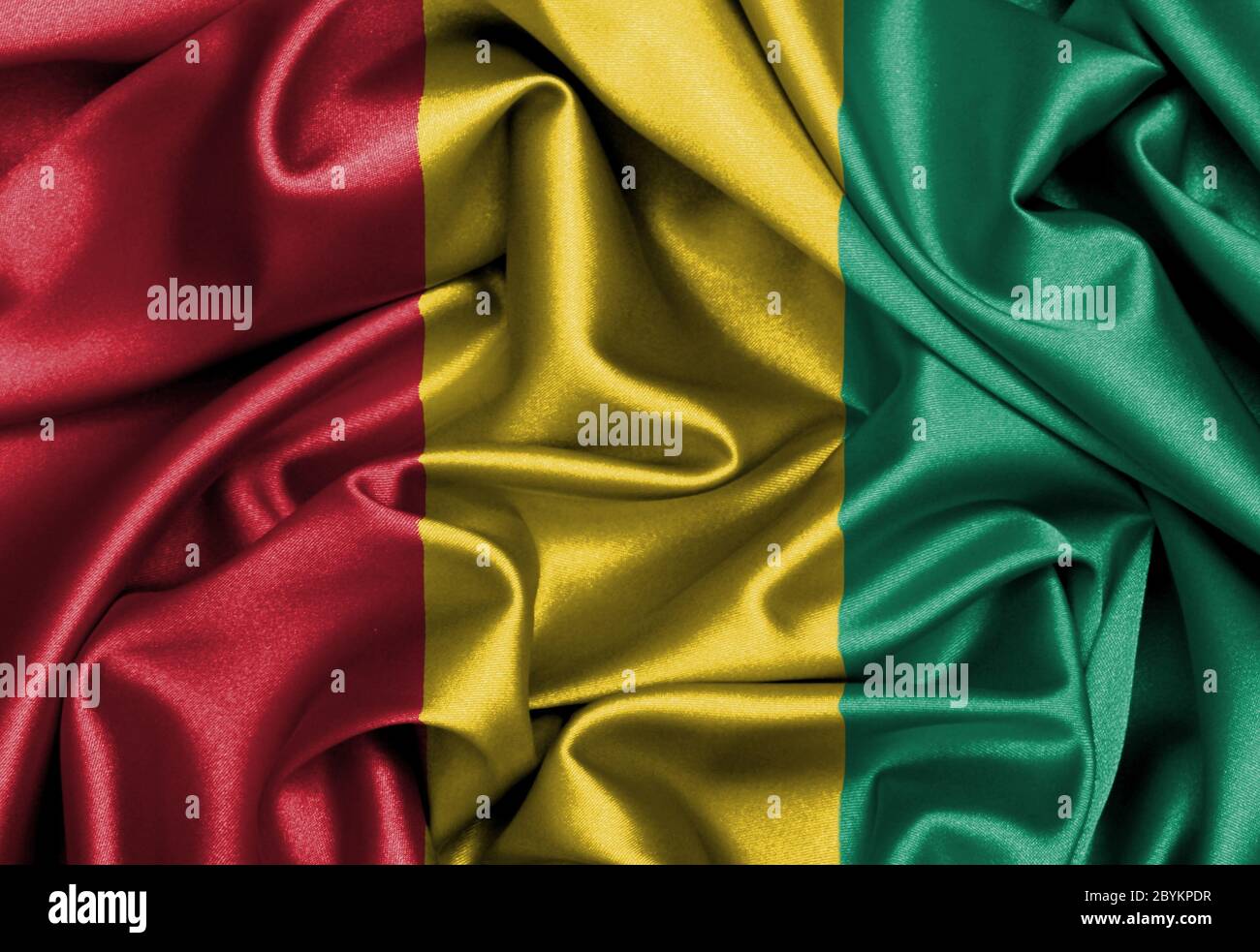 Satin flag, three dimensional render Stock Photo - Alamy
