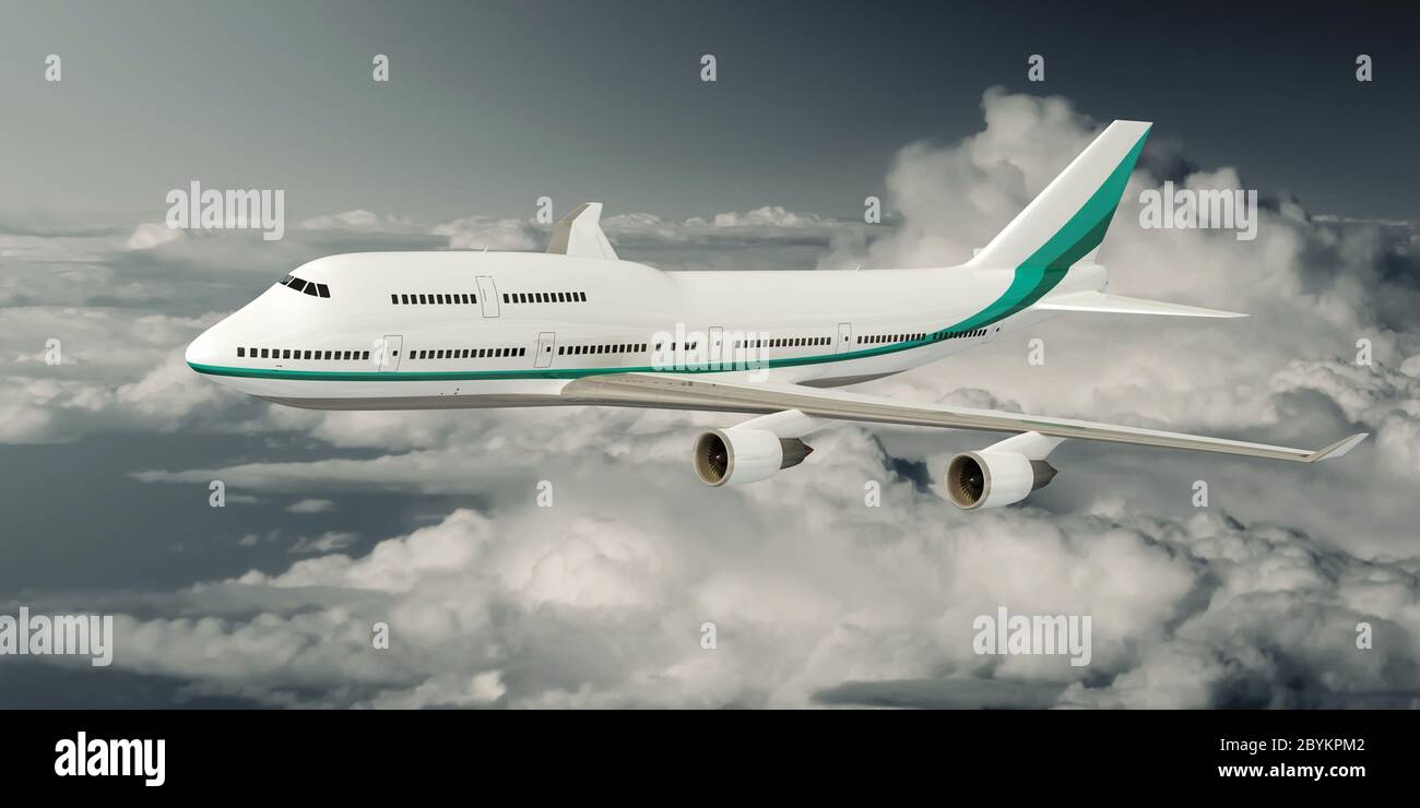 Boeing 747 Airplane Stock Photo - Alamy
