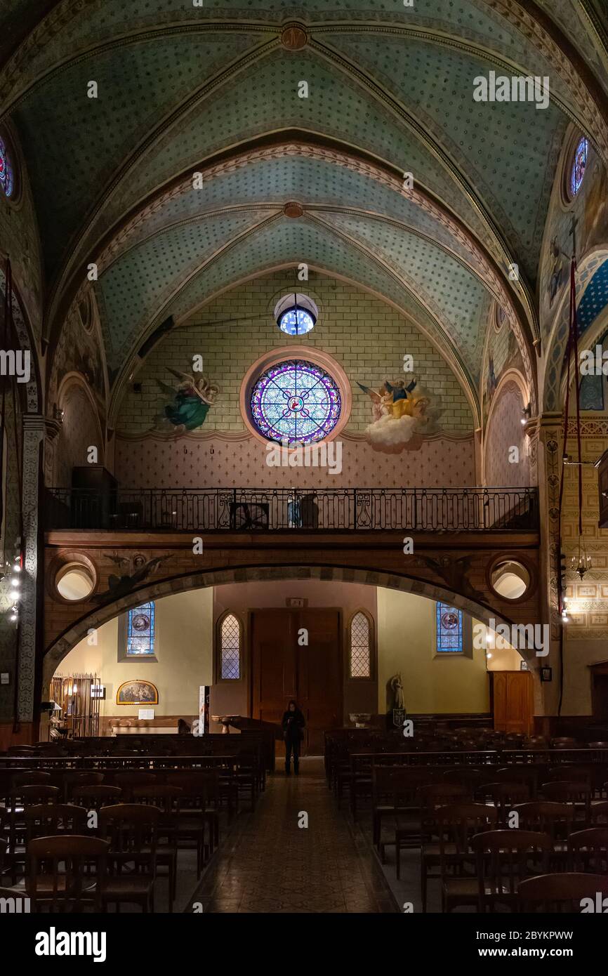 Eglise Saint Mathieu in Perpignan, France Stock Photo - Alamy