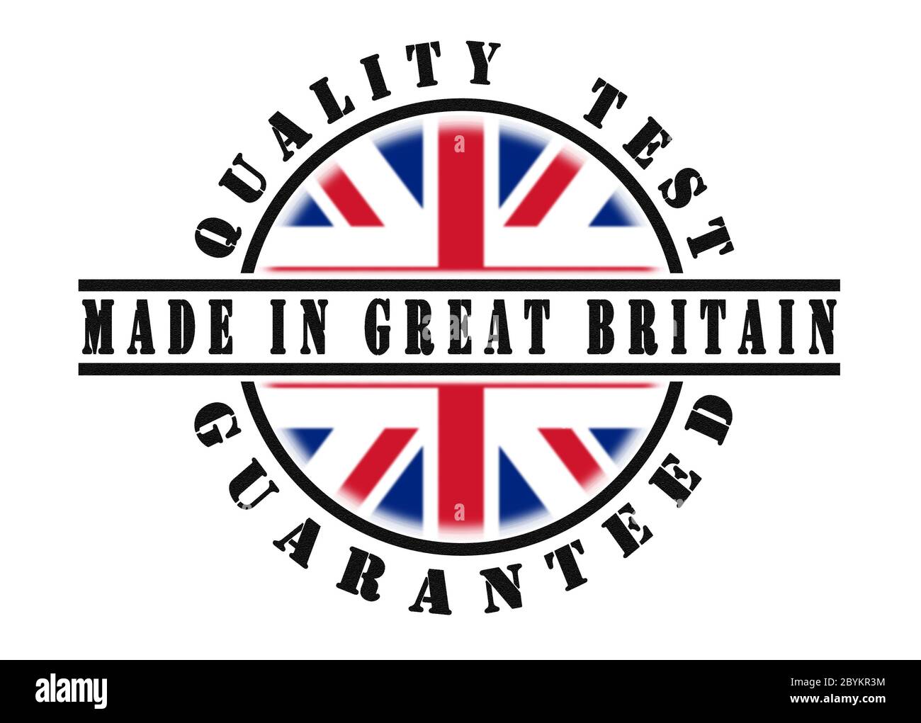 Quality test guaranteed stamp Stock Photo - Alamy