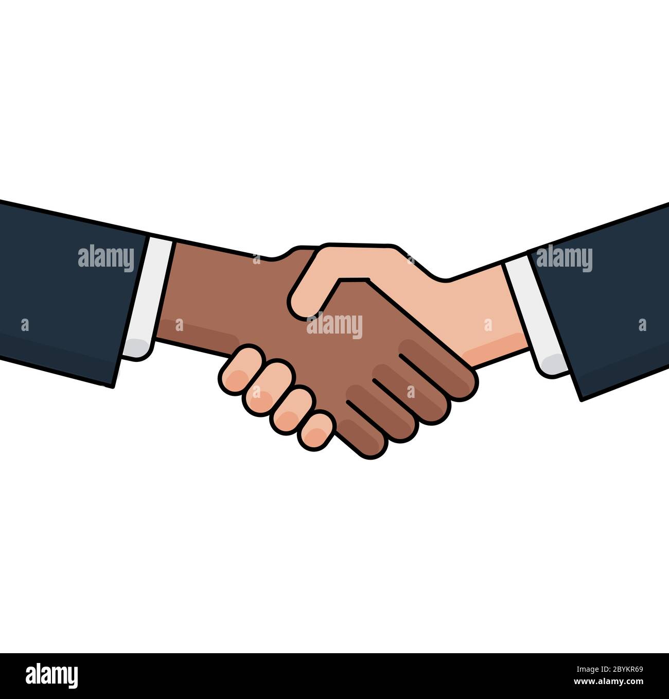 Symbol against racism and for tolerance Stock Vector Images - Alamy