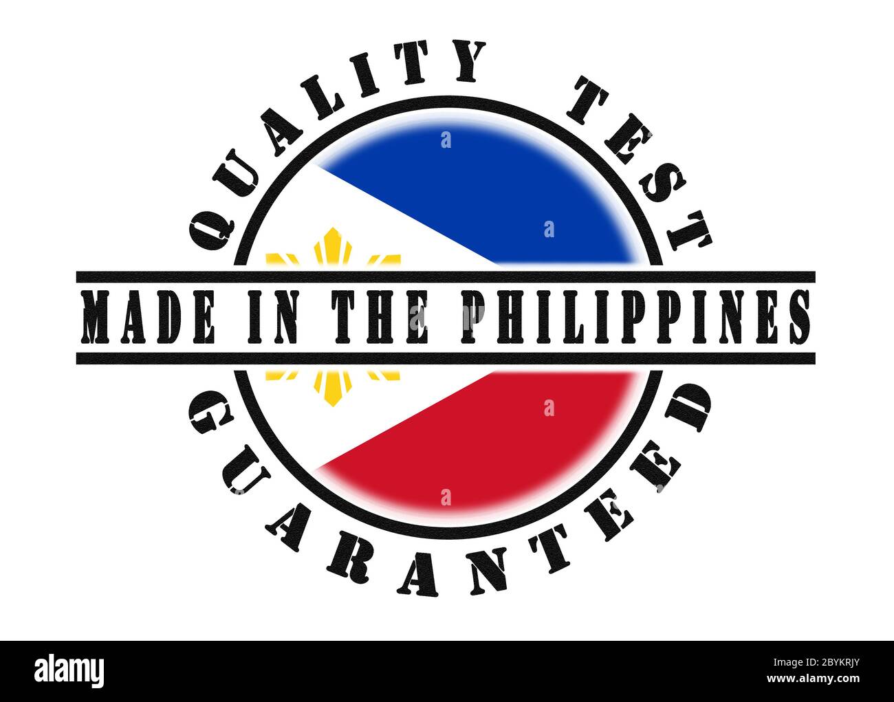 Quality test guaranteed stamp Stock Photo - Alamy