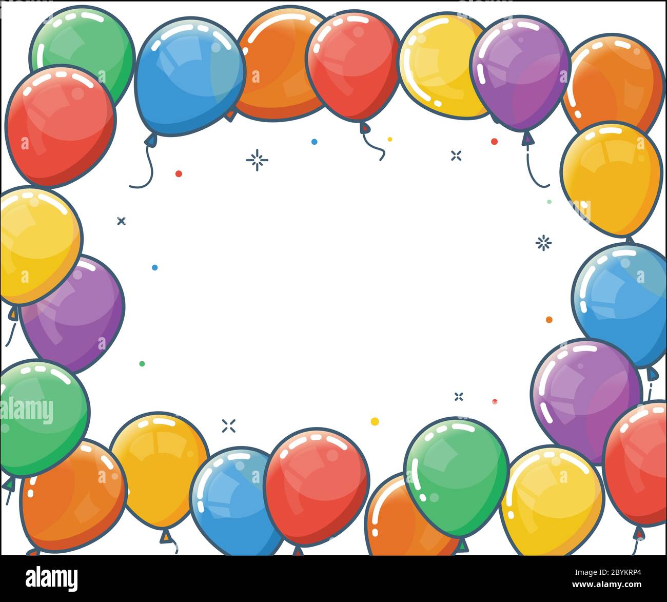 White helium balloon in Stock Vector Images - Alamy