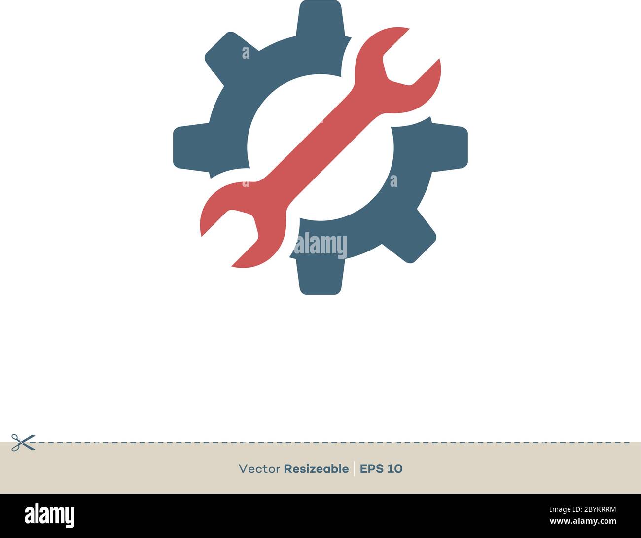 Wrench and Gear Vector logo Template Illustration Design. Vector EPS 10 ...