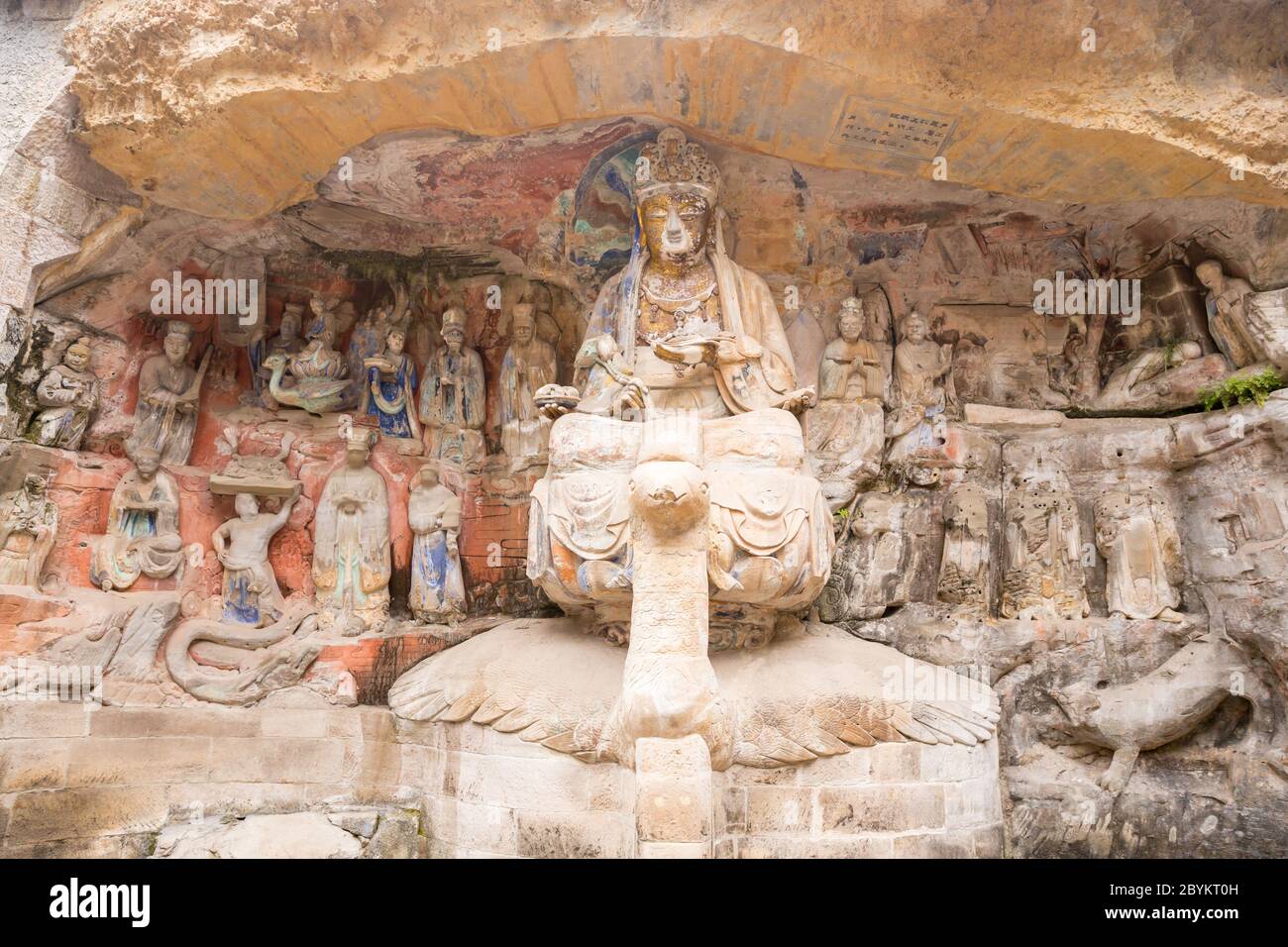 Rock Carving Baodingshan Dazu China Stock Photo - Alamy