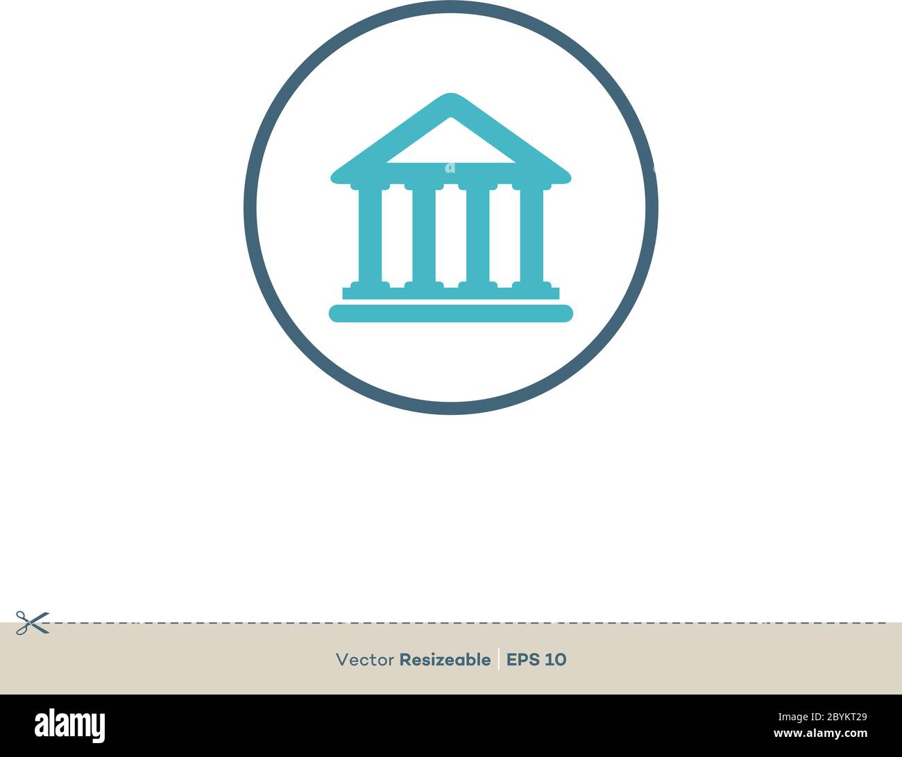 Building Vector Logo, Court Icon Template Illustration Design. Vector ...