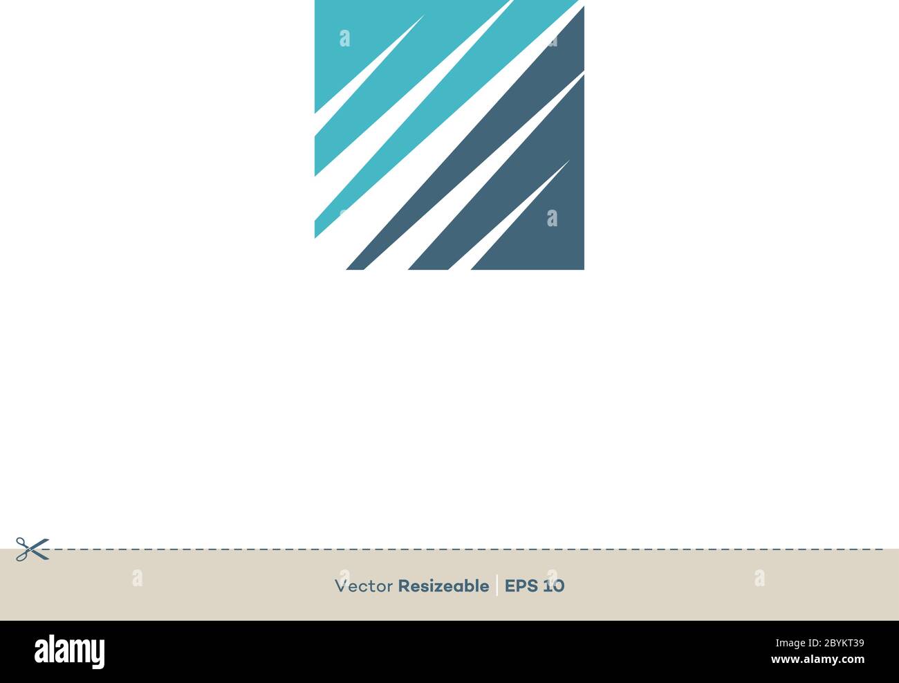 Swoosh in Square Vector Logo Template Illustration Design. Vector EPS ...