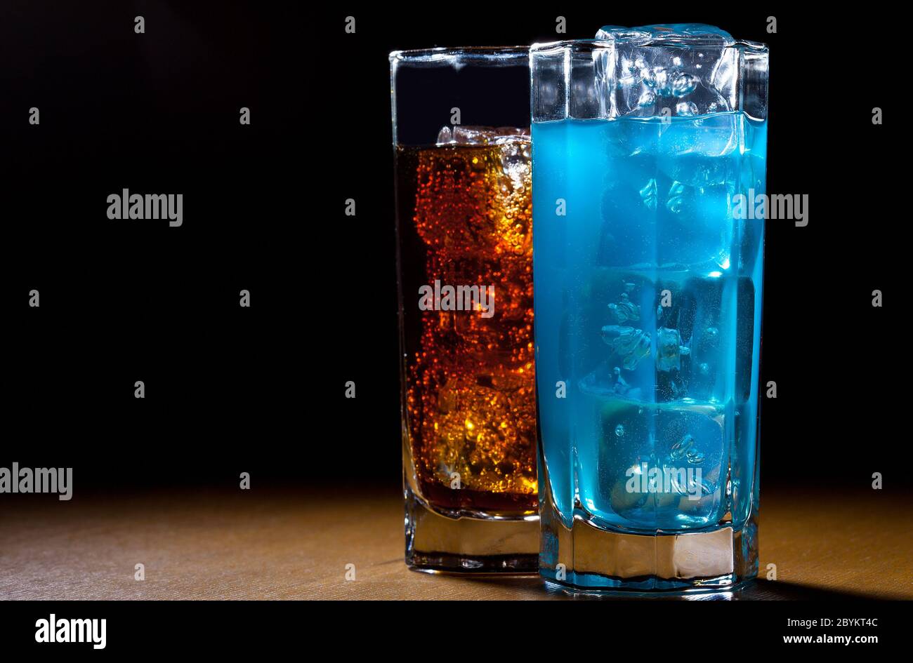 drinks with ice Stock Photo - Alamy