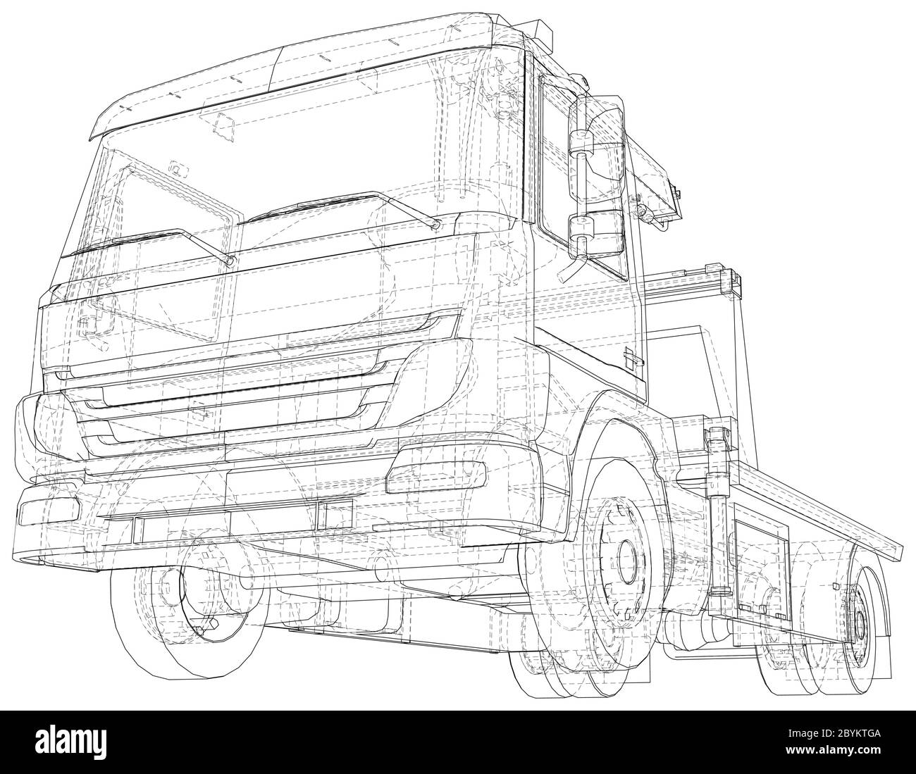 Tow truck for transportation faults and emergency cars vector ...