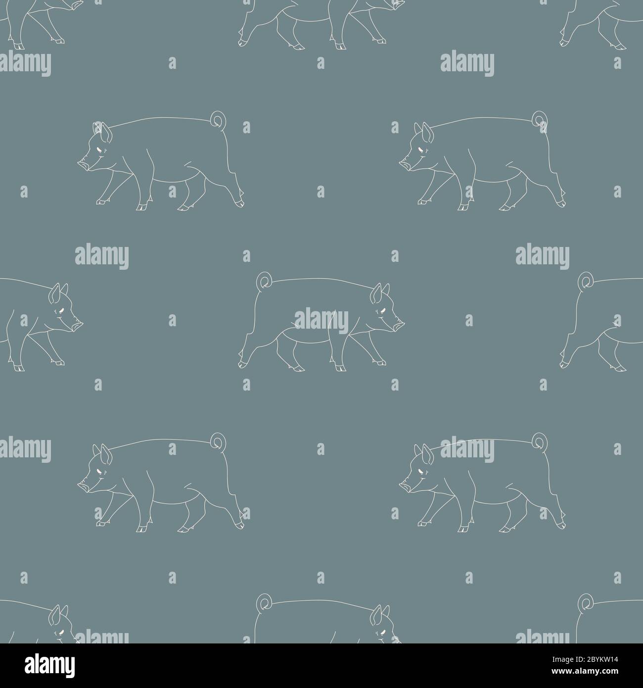 Pig 2 Stock Vector Images - Alamy